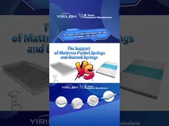 Four-sided Reinforcement Positioning Support Pocket Coil Springs For Furniture Mattress