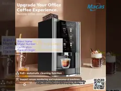 Convenient And Intelligent Bean To Cup Coffee Vending Machine with Custom Cabinet