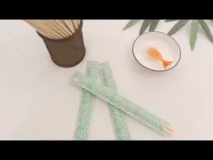 China Light Custom Bamboo Chopsticks Paper Packaging Personalized Bamboo Chopsticks for sale