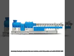 China Customizable Co-rotating & Counter-rotating Twin-Screw Extruder for Plastic, Food, Medical Applications for sale