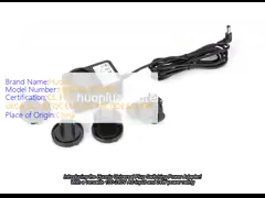 Huoniu Adaptateur électrique à prise universelle 100 240v Entrée CA 24W US/EU/UK/AU 5.5*2.1mm