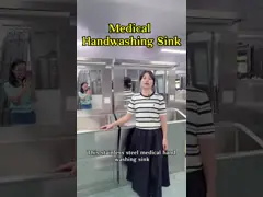 China Efficiency Stainless Steel Medical Sink For Infection Control for sale
