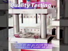 Watch: PUR Glue Bamboo Charcoal Wood Veneer 5mm 8mm Waterproof Wall Panel Showcase