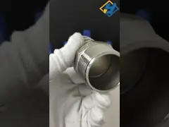 Stainless Steel 304 Outside Thread Connector Hexagonal Male Threaded Nipple Hex Hose Nipple Bspt
