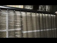 Customized Aluminum Coil Curtain  Decorative Wire Mesh