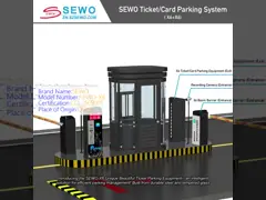Equipaggiamento di parcheggio per biglietti unico e bello con sistema vocale di illuminazione di fondo