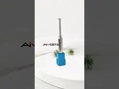 China Tungsten Carbide 3 Flute T Slot End Mill Deep Hole Milling Cutter for Die Steel Extra Long Reach CNC Router Bit  1/4" 3/8" 1/2" Shank for sale