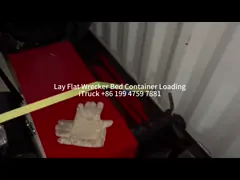 Container Loading of Lay Down Wrecker Bed