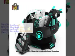 China Theme Park UFO VR 5 Seaters 6 Seaters Virtual Reality Simulator for sale