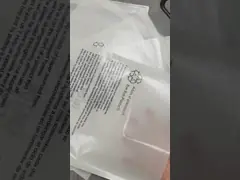 Three-sided seal customized glassine paper bag for packaging