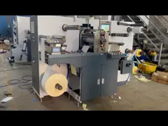 China Intermittent Full Rotary Label Die Cutting Machine with Web Guide for sale