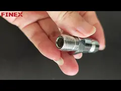 China Custom CNC Turned Stainless Steel Metal Connector ±0.005mm Tolerance with Special Head and ZINC Finish for sale