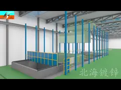 China Custom Hot Dip Galvanizing Plant with Zinc Kettle Furnace - 50mm/60mm Steel Plate & Complete Environmental Systems for sale