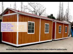 軽量プレハブ労働者住宅 20フィート フラットパック 簡単組立 リビングコンテナハウス