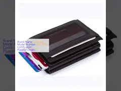 Lightweight Aluminum Metal Card Case for Business Antimagnetic Credit Card Protection