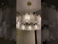Customized Large Hotel Project French Golden Empire Crystal Chandelier
