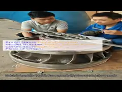 High or Low Speed Rotation Hydro Turbine Runner with Hardened Metals Material at 600RPM and 750RPM