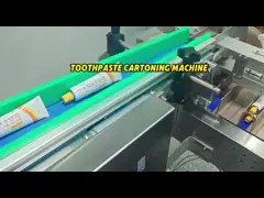 China Horizontal Cartoner Machine For Toothpaste Tube 220V 0.75KW for sale