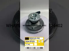 China KBZE 3066 C6.4 ENGINE FAN CLUTCH 324-0123 3240123 FOR CAT E320D 321D 323D EXCAVATOR for sale
