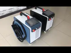 Van de de Machineverwijdering van de Luchtkoelings100w Laser Schoonmakende van de de Roestmotor de Oliedeklaag