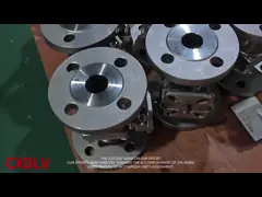 China DN150 6 Inch 2PC Trunnion Ball Valve CF8M Stainless Steel Split Body PN16 Pressure Rating for sale