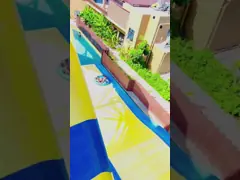 China Water Playground Equipment Custom Swimming Pool Rainbow Slides Fiberglass for Water Park Game Toboggan Aquatic Occasion for sale