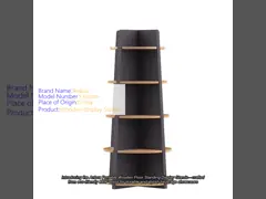 Cina Display portabile in legno da 180 cm, supporti per la presentazione di opuscoli di bevande in vendita