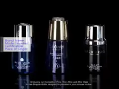 Competitive Price 15ml 20ml 30ml Glass Rotate Dropper Bottle