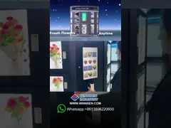 China Fresh Flower Vending Locker Refrigerated Locker Vending Machine Accepts Bill Coin Credit Card Reader for sale