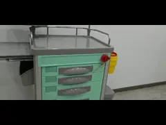 emergency trolly in green