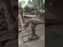China Personalized Customization Fiberglass Animatronic Replica Realistic  Dinosaur Model for sale