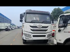 China FAW RHD 340HP Cargo Hydraulic Truck Mounted SQZ160 8Ton Mobile Manipulator Knuckle Boom Crane for sale