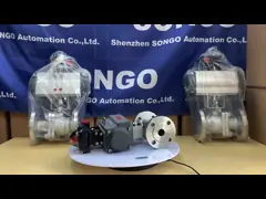 SONGO Stainless Steel Flange Pneumatic Ball Valve
