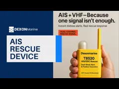 China IP67 Dual Channel AIS MOB Rescue Device With VHF Voice Alert Maritime Alert Solution for sale