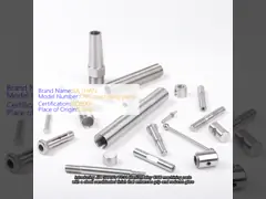 Titanium Alloy TC11 CNC Machining Parts Sandblasted Finish Aesthetic  Structural Appeal