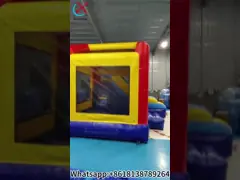 Moonwalk Inflatable Bouncer Jumping Castle Bounce House Combo With Slide