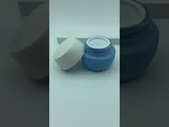 China Cosmetic Packaging 30G Gel Cream Jar with White Plastic Cap Packaging Bottle Cream Bottle for sale