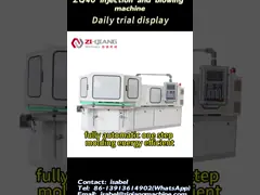 Cina Macchina per stampaggio a fiocco di bottiglie da 10 tonnellate a singola o doppia iniezione per la produzione di grandi bottiglie in vendita