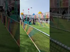 Professional Outdoor Amusement Kids Playground Equipment Park Sky Adventure Zip Line