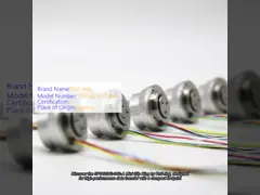 Smooth Data Transfer with 0-250VDC/2A Mini Slip Ring for High-Performance Needs