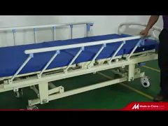 China Geriatric Hi Low Adjustable Hospital Bed Detachable With Aluminum Side Rails for sale