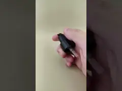 Black Plastic Cream Pump Certified K701-1 for Cosmetic Bottles