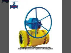 Trunnion Mounted Turbine Flanged Ball Valve