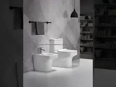 China Hotel S Trap Flush One Piece Water Closet Closestool Toilet Washroom Bowl Flushing for sale