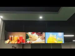 700nits FHD Indoor Digital Menu Board per la pubblicità del fast food