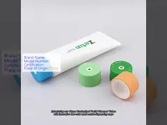 40mm Diameter Customized Facial Cleanser Tubes with Two-Color Matt Center-Dispensing Caps RG15