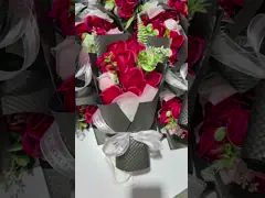 Wholesale imitation rose soap bouquets, Mother's Day creative small gifts, Valentine's Day and Chris