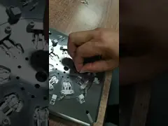 Plantilla de pulido de férula para latiguillo de fibra óptica de 2,5 mm y 1,25 mm, 32 posiciones