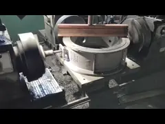 Three-sided boring and milling machine for ventilation valve processing