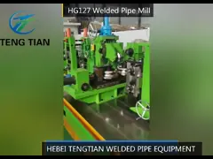 China 76mm Galvanized PLC Steel Pipe Production Line 120m/Min for sale